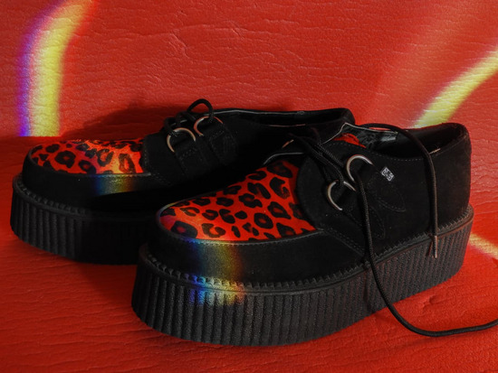 T.U.K. Platform Creepers, leopard print – EU 40