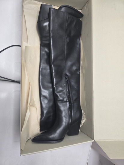 Cizme ALLSAINTS OverKnee LeatherBoots