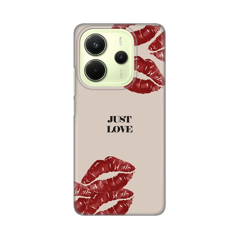 Maska Silikonska Print Skin za Xiaomi Redmi Note 14 4G (SRB) Just Love
