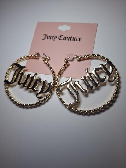 NOVE Juicy Couture zlatne hoop mindjuse