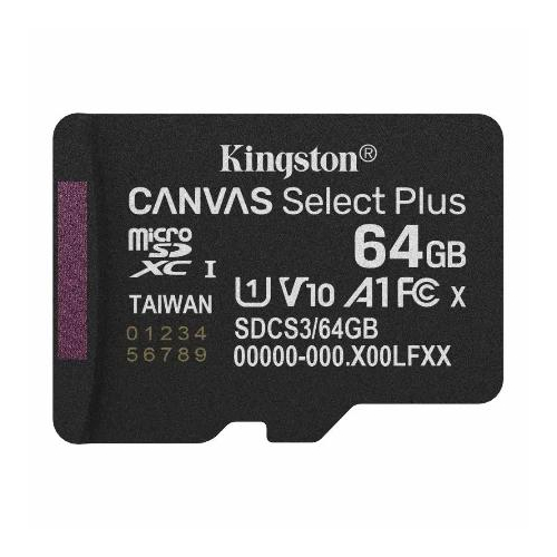 Kingston Micro SD 64GB Canvas Select Plus SDCS3