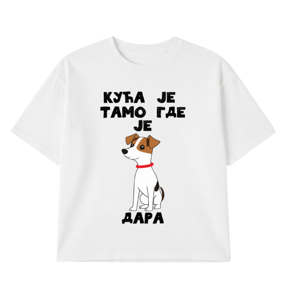 Kuća je tamo gde je kuca jack russell Dara