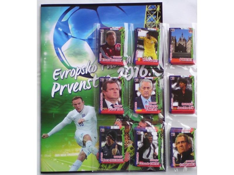 EURO 2016 School Shop Album plus kompletan set sličica