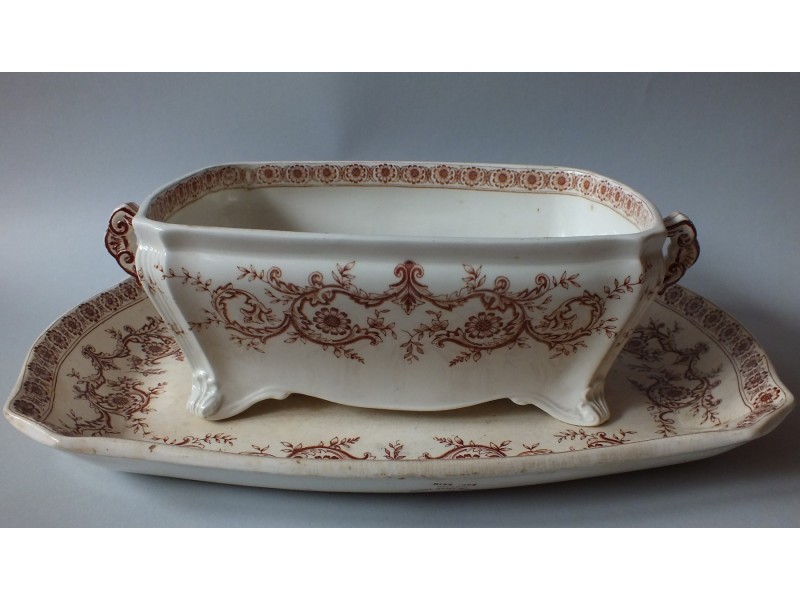 Antik duo Ridgways Royal Semi Porcelain England