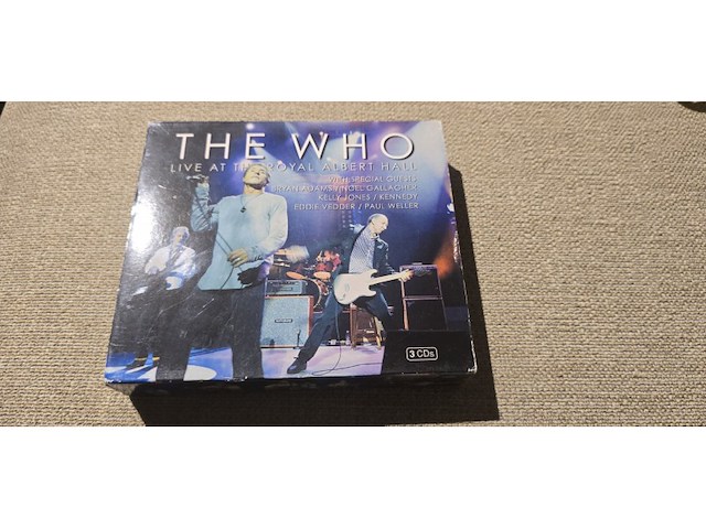 THE WHO - LIVE AT ROYAL ALBERT HALL 3CD-a / ORIGINAL