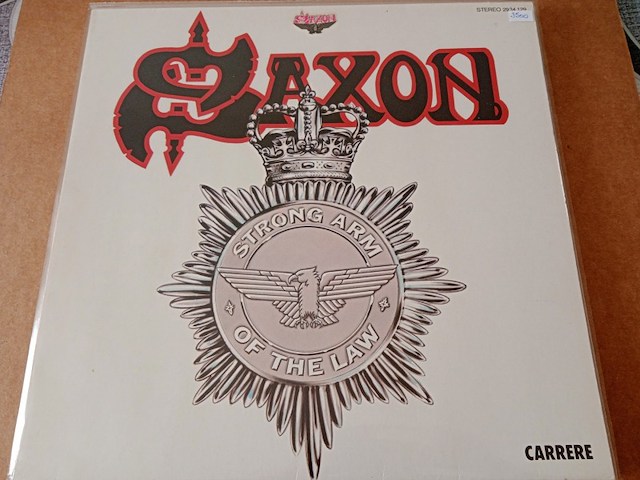 Saxon - Strong Arm Of The Law, West Germany Press, Mint
