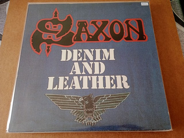 Saxon - Denim And Leather, West Germany Press,1981,Mint
