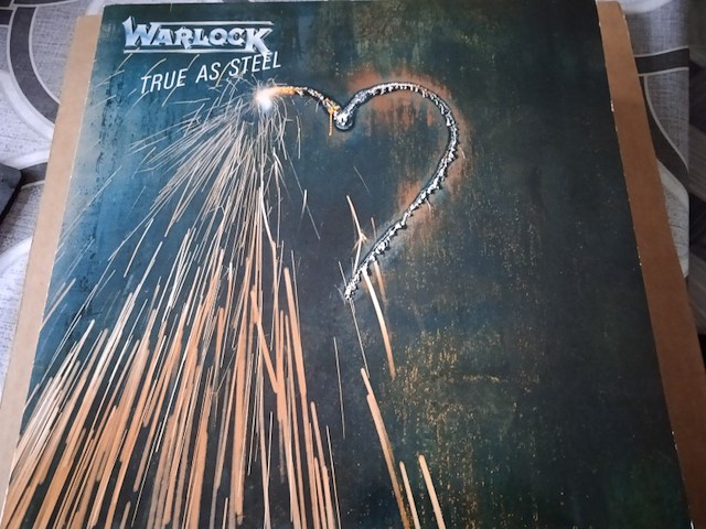 Warlock - True As Steel, West Germany Press 1986, Mint