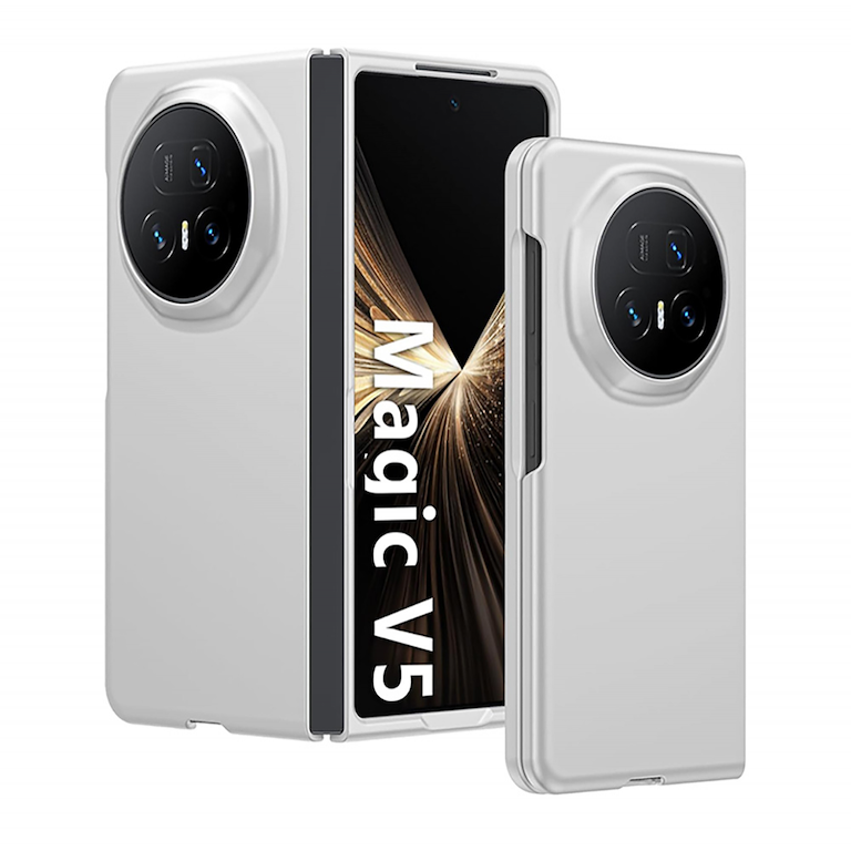 Zastitna maska (futrola) Elegant Fold - Huawei Honor Magic V5 bela