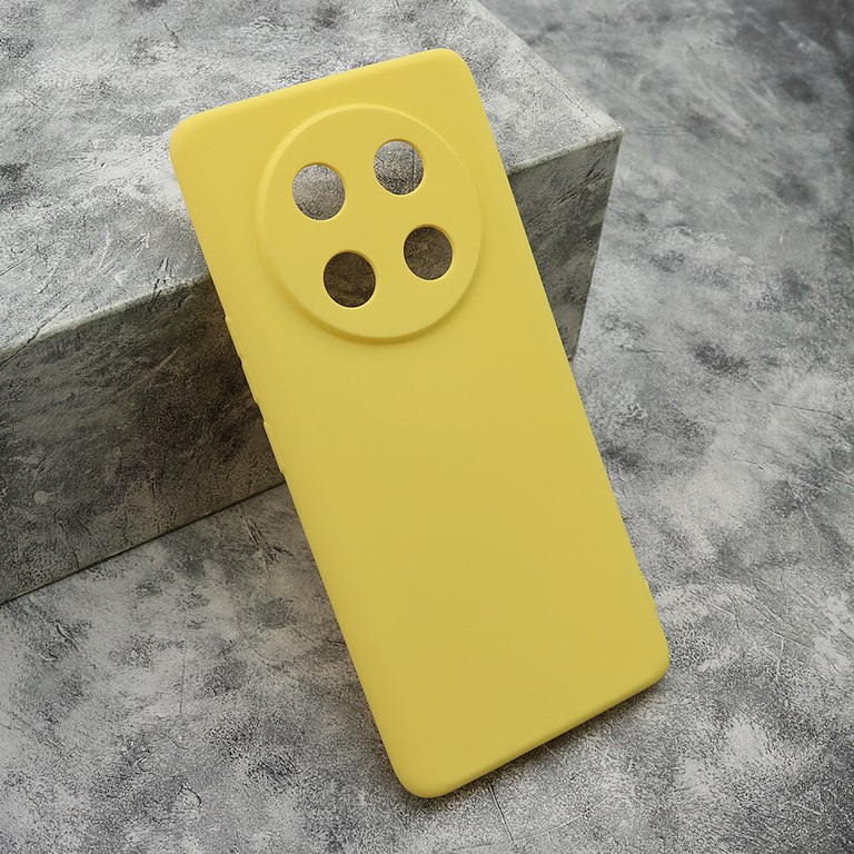 Zastitna maska (futrola) GENTLE COLOR - Huawei Honor X9C/Magic 7 lite zuta (MS)