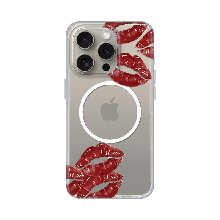Zastitna maska (futrola) print Magsafe - iPhone 15 Pro 6.1 Kisses