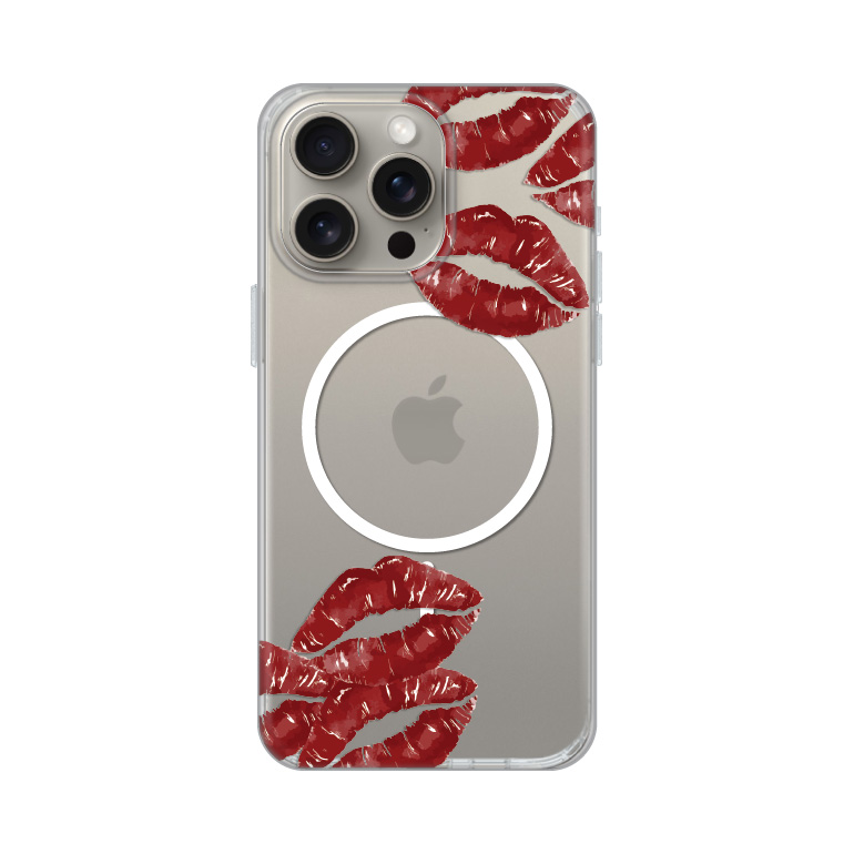 Zastitna maska (futrola) print Magsafe - iPhone 15 Pro Max 6.7 Kisses