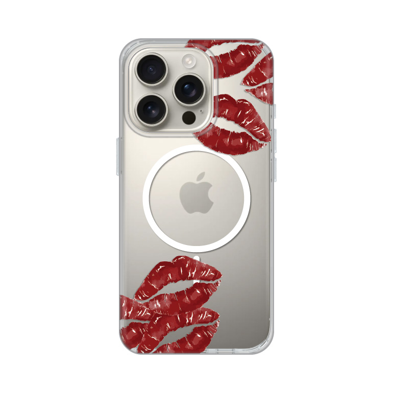 Zastitna maska (futrola) print Magsafe - iPhone 16 Pro Kisses