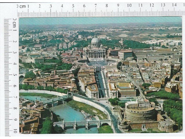 Rim, Via della Conciliazione, Veduta aerea