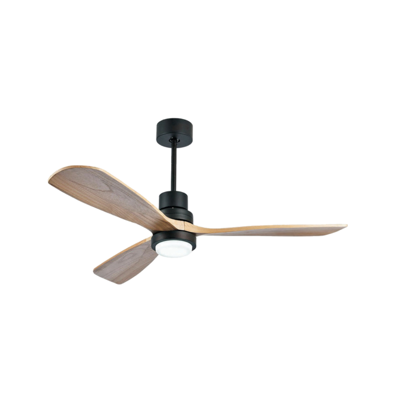 PLAFONSKI VENTILATOR KBS 5247-1 BK+NATURAL WOOD XENON