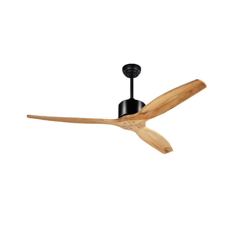 PLAFONSKI VENTILATOR KBS 5209 BK+LIGHT WOOD XENON
