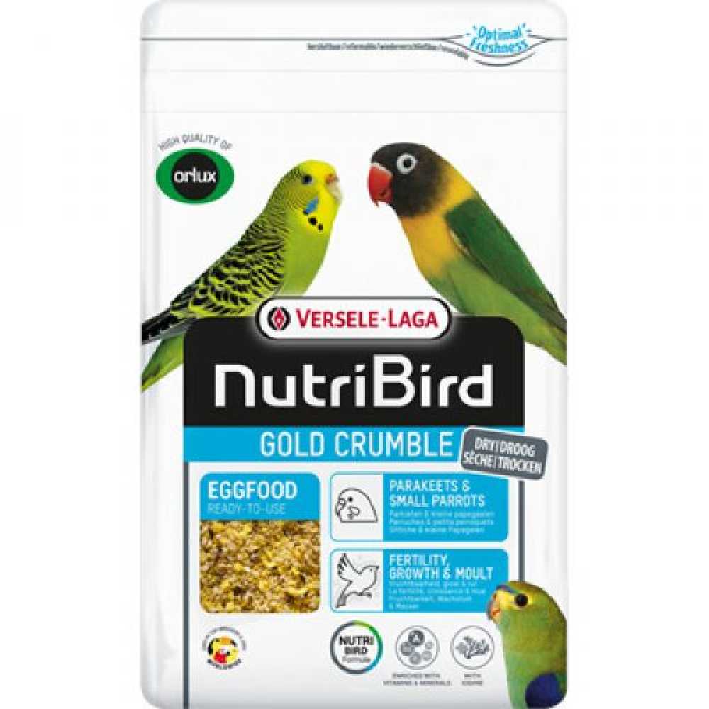 Versele Laga hrana za ptice NutriBird Gold Crumble Parakeets & Small Parrots 10kg