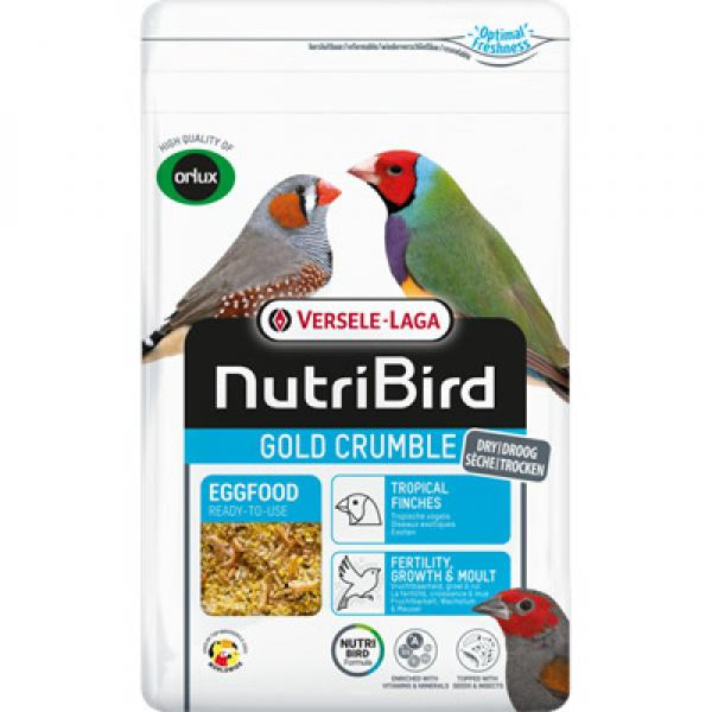 Versele Laga hrana za ptice NutriBird Gold Crumble Tropical Finches 1kg