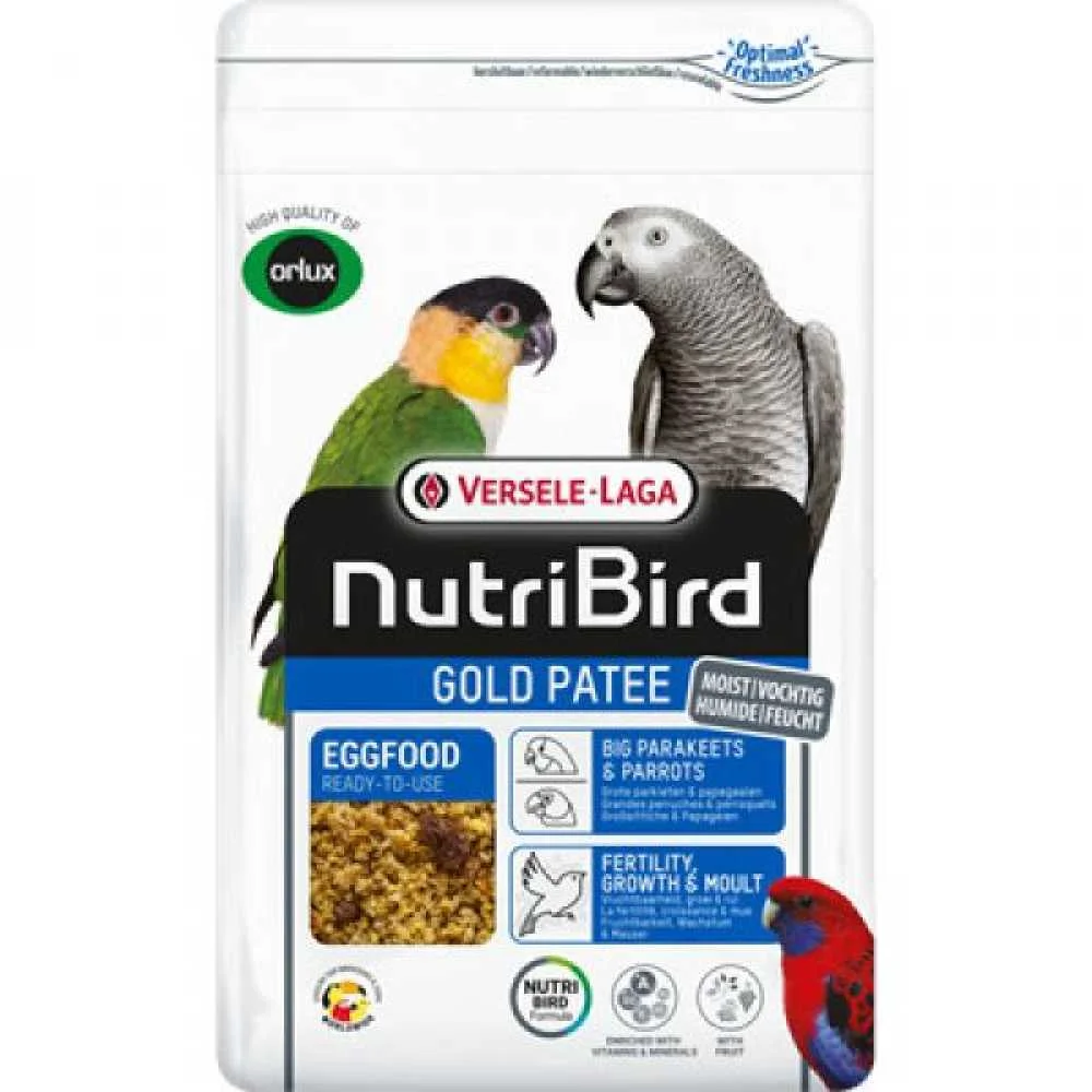 Versele Laga hrana za ptice NutriBird Gold Pate Parrots And Big Parakeets 10kg