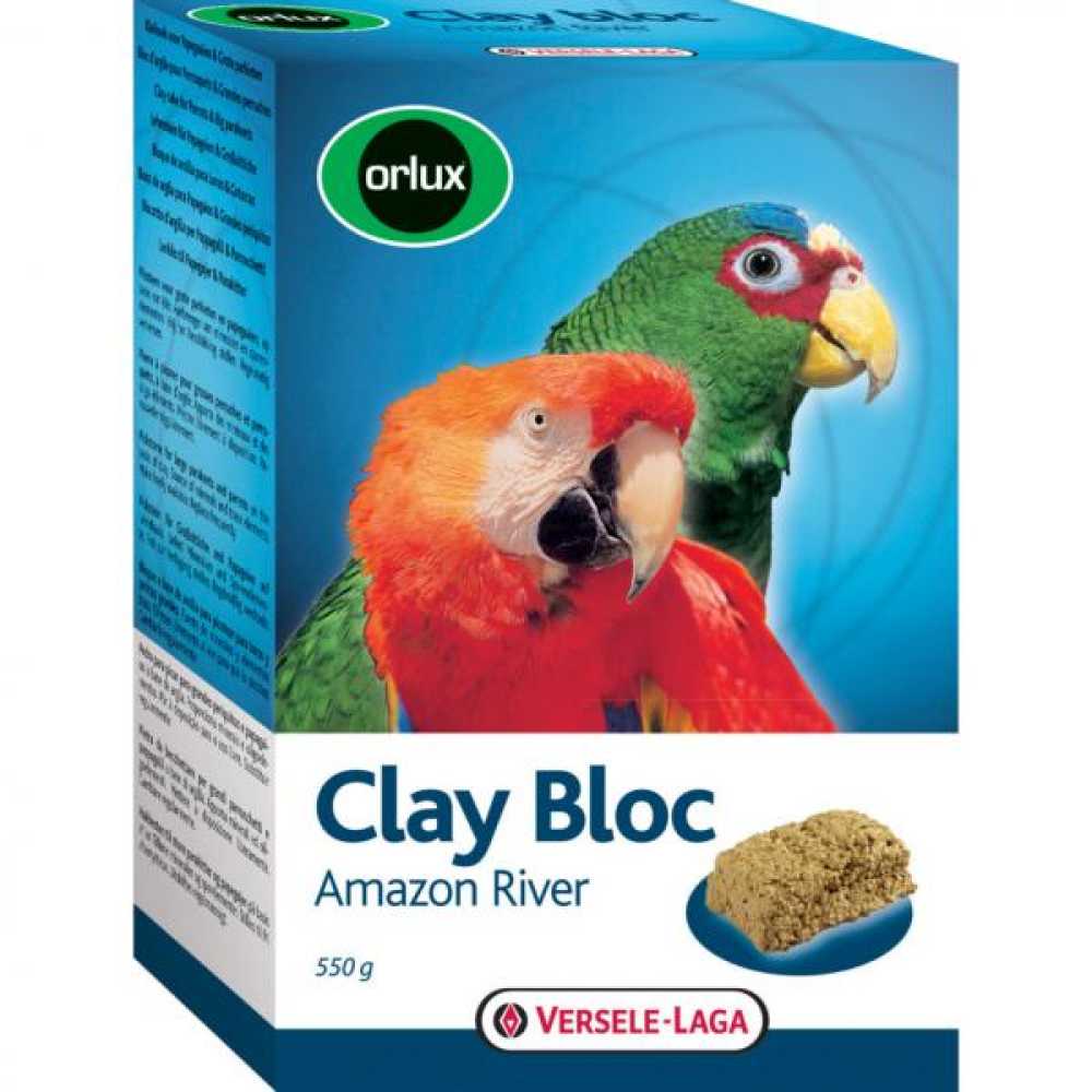 Versele Laga hrana za ptice Orlux Clay Bloc Amazone river 550g