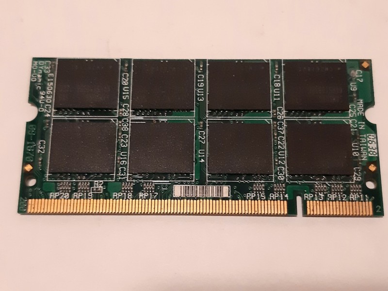 RAM memorija 1GB DDR2 SO-DIMM, PC2700, 333MHz