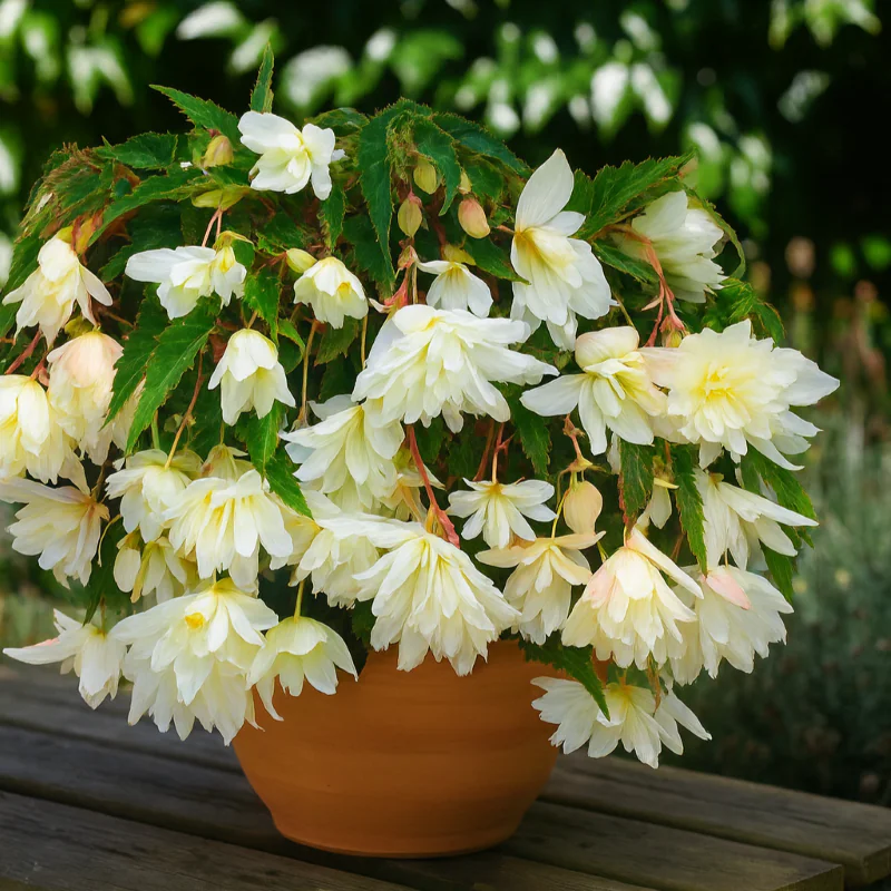 Begonija Padajuća bela