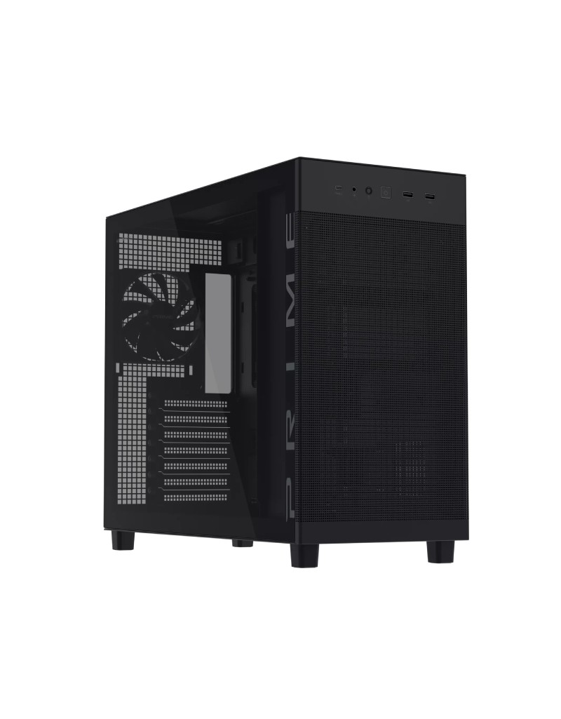ASUS PRIME AP303 TG BLACK micro-ATX kuciste crno