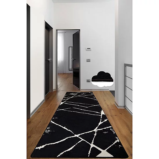 CONCEPTUM HYPNOSE TEPIH STAZA (100X200) BROKEN BLACK CENA
