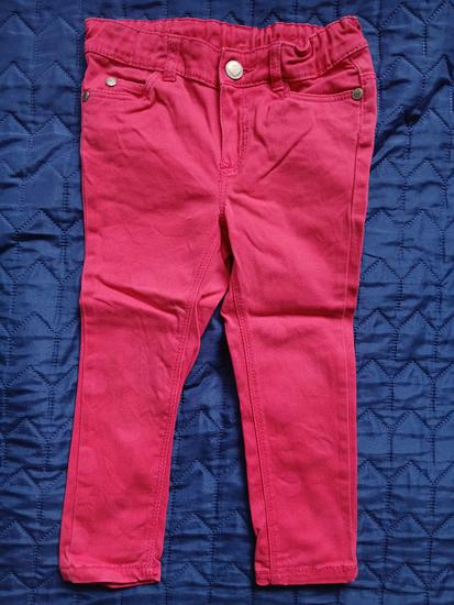 Dopodopo roze-ciklama-koralne pantalone, 92-98