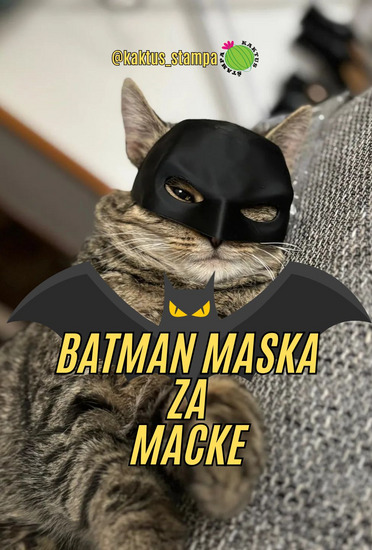 Betmenova maska za macke