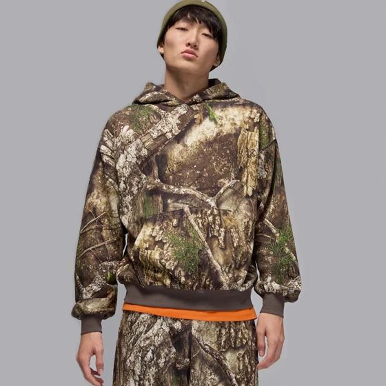 BROOKLYN FLEECE REALTREE PULLOVER HOODIE 'MEDIUM OLIVE'