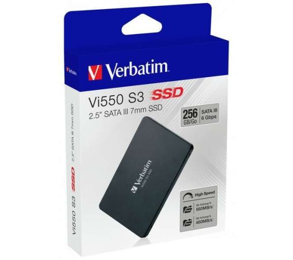 Verbatim - SSD 2.5" SATA Verbatim Vi550 S3 256GB 520MB/s 460MB/s