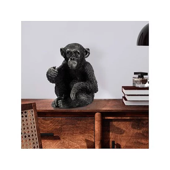 WALLXPERT DECORATIVE OBJECT CRNA FIGURA MONKEY CENA