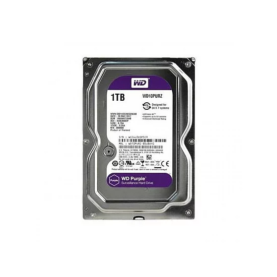 WESTERN DIGITAL 1TB 3.5 INCH SATA III 64MB INTELLIPOWER WD10PURZ PURPLE CENA