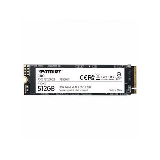 PATRIOT M.2 NVME 512GB PATRIOT P300 1700MBS/1100MBS P300P512GM28 CENA