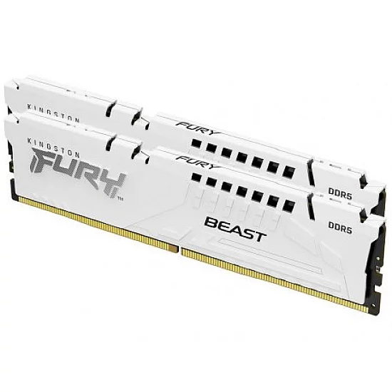 KINGSTON DIMM DDR5, 64GB (2X32), 6.000MHZ, FURY BEAST WHITE EXPO (KF560C36BWEK2-64) CENA