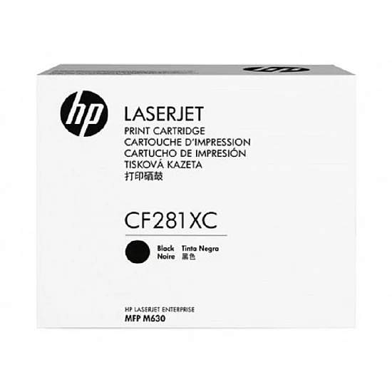 HP 81X HIGH YIELD BLACK CONTRACT ORIGINAL LASERJET TONER CARTRIDGE (CF281XC) CENA