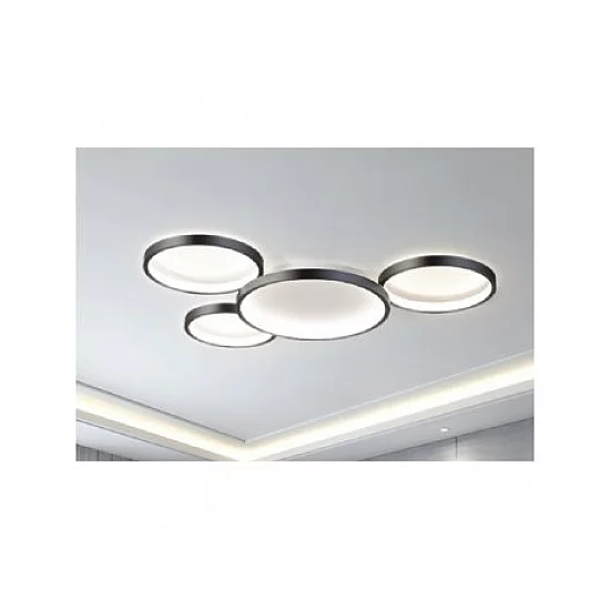 VESTA 372 PLAFONSKA SVETILJKA LED 50W 3000K CRNA CENA