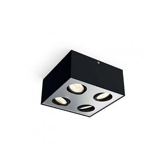 PHILIPS BOX LED SPOT SVETILJKA CRNA 4X4.5W 50494/30/P0 CENA
