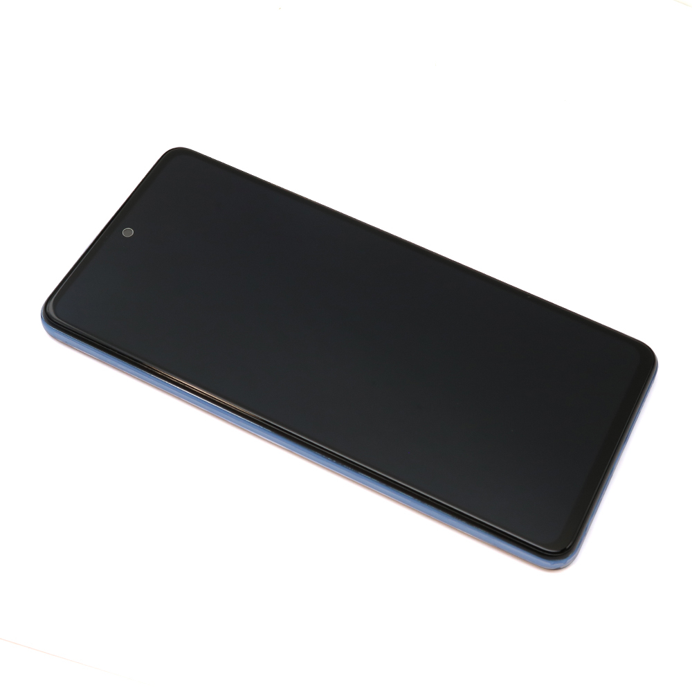 LCD displej (ekran) - Samsung A525F/A526B Galaxy A52 4G/5G + Touch screen + okvir blue Full ORG EU (GH82-25524B/25526B) (MS)
