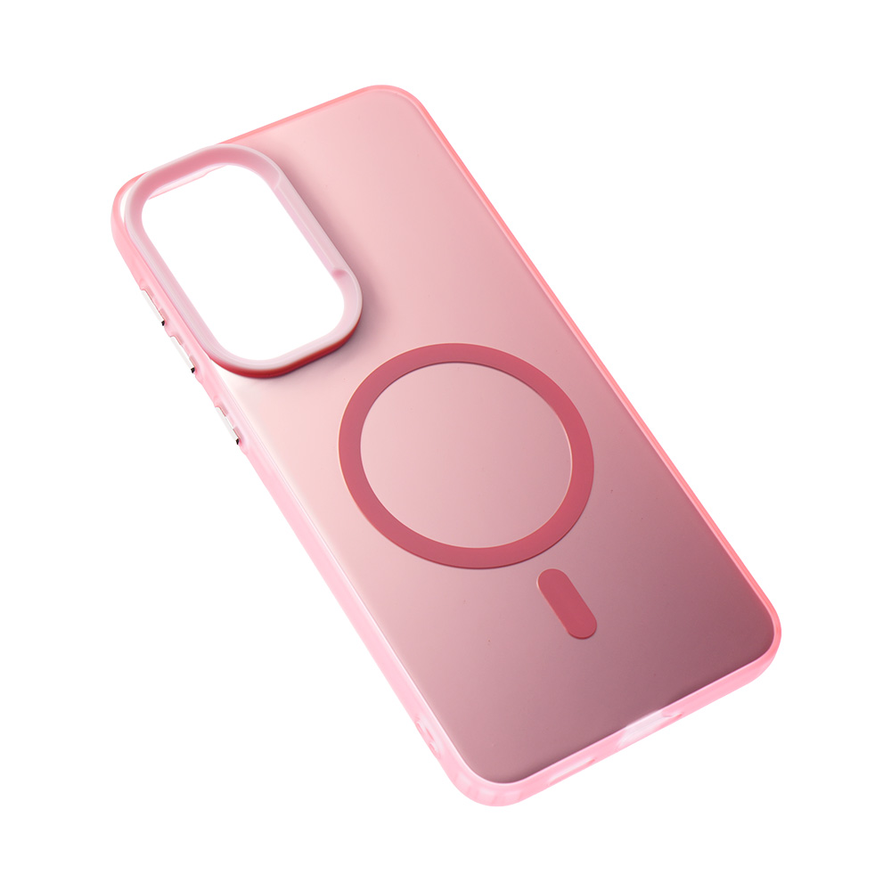 Zastitna maska (futrola) Magsafe providna - Samsung A576 Galaxy A57 5G roze