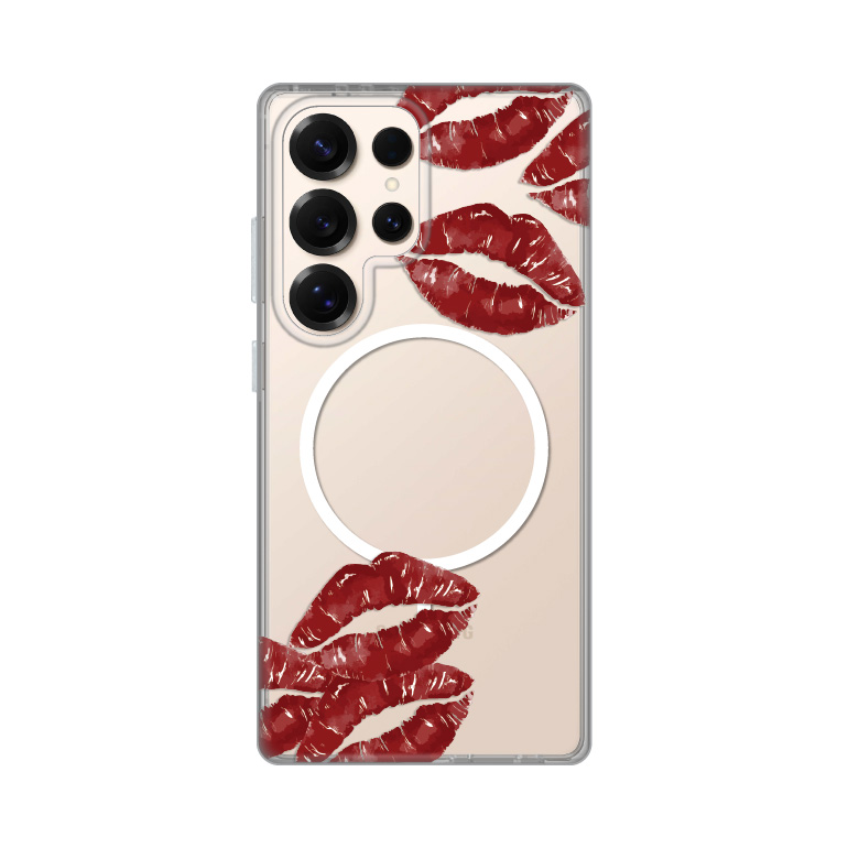 Zastitna maska (futrola) print Magsafe - Samsung S938 Galaxy S25 Ultra Kisses
