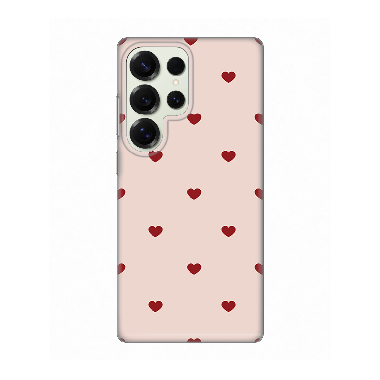 Zastitna silikonska maska (futrola) PRINT - Samsung S938 Galaxy S25 Ultra Beige Hearts