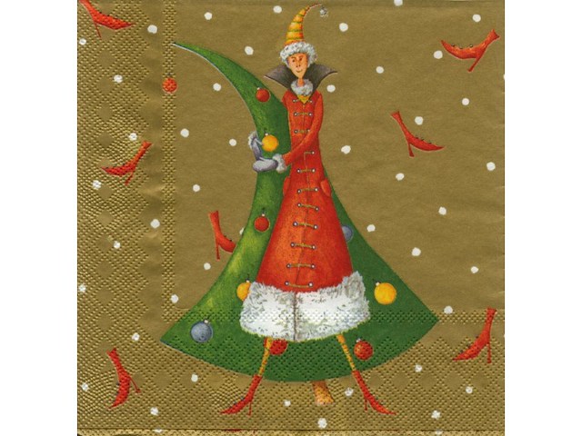 Salveta POV62NG_135 - 33x33cm  Deda Mraz