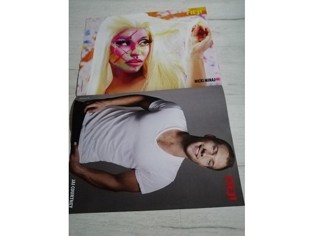 Poster(dvostrani) Minaj/Courtney/Ronaldo/Vamp.dnevnici