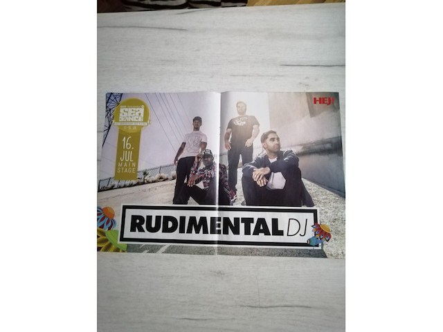 Poster(dvostrani) Rudimental DJ/Ariana Grande/Becky G