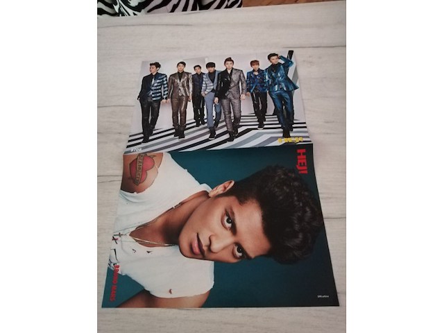 Poster(dvostrani) Mars/Btob/Cyrus/Hale