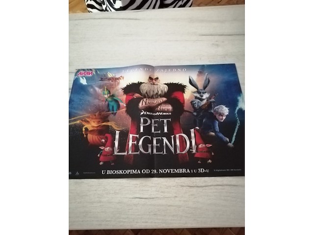 Poster(dvostrani) iz LILI - Pet legendi