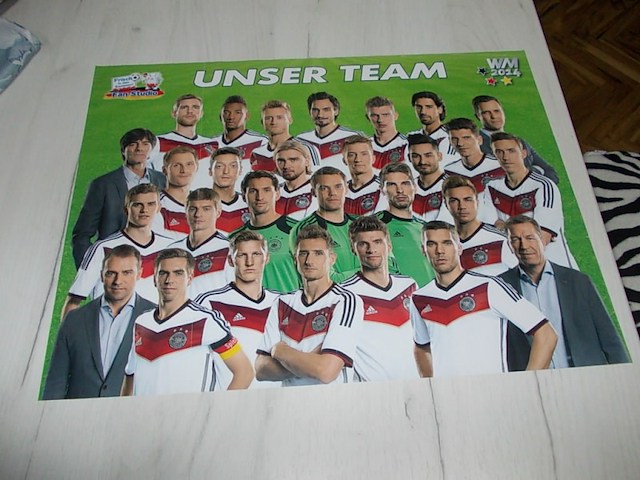 Poster - Unser Team WM 2014 (Tim Nemačke)