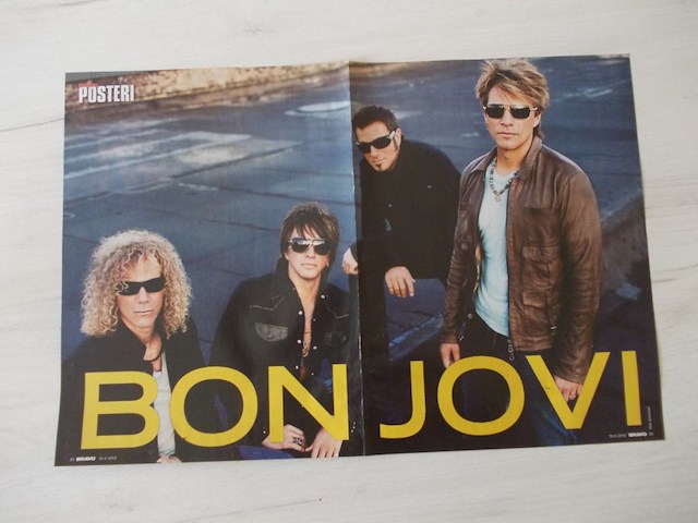 Poster dvostrani Bon Jovi/One Republic